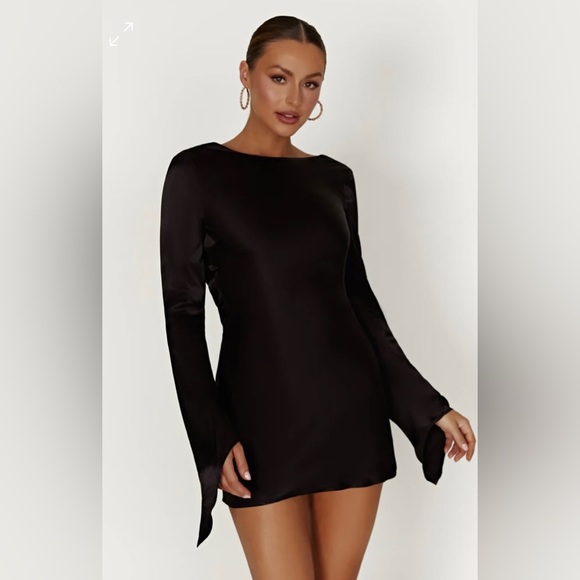 Meshki | Dresses | Meshki Davina Black Mini Dress | Poshmark